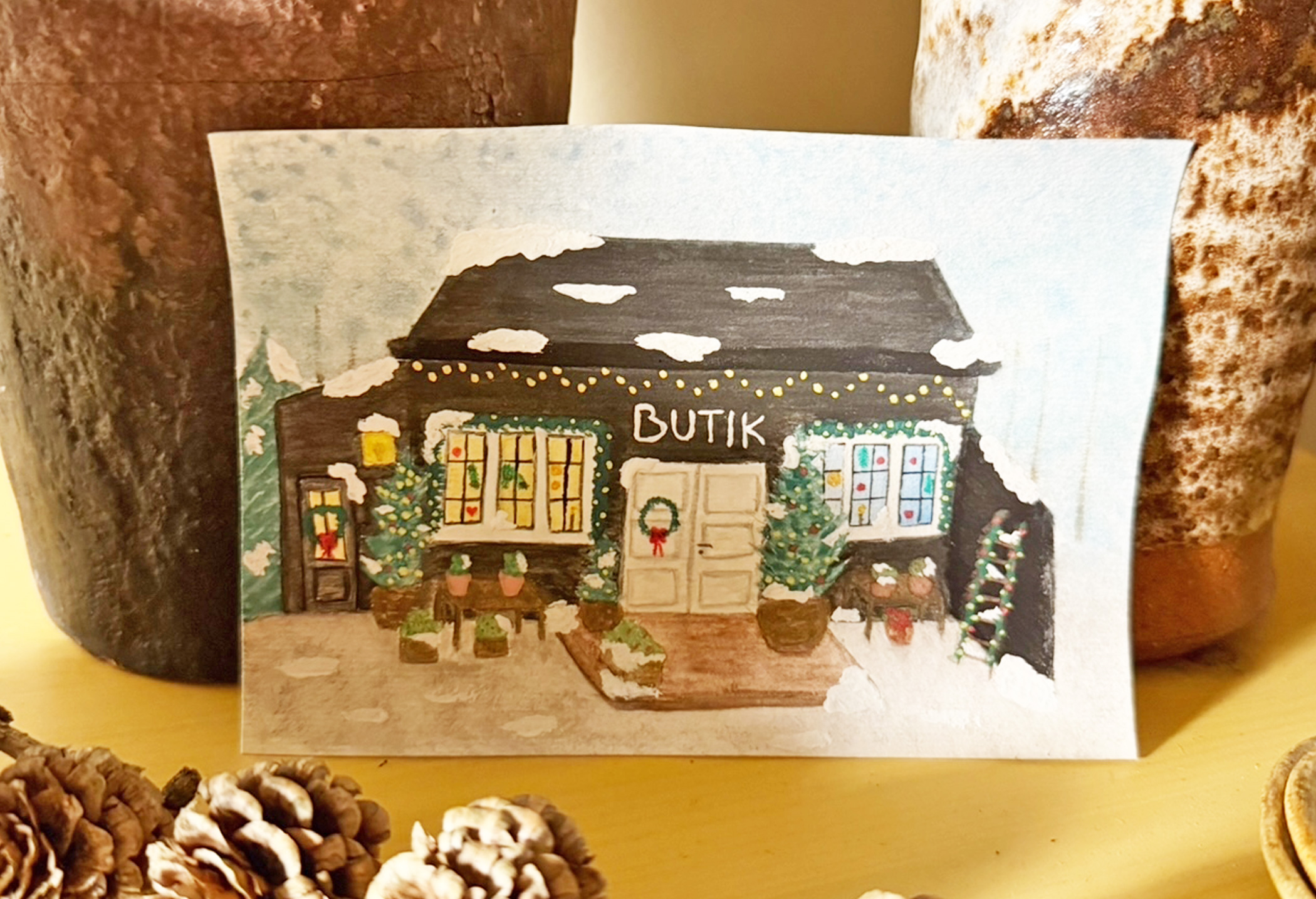 Akvarelkursus - huse og bygninger med Cecilie Andersson