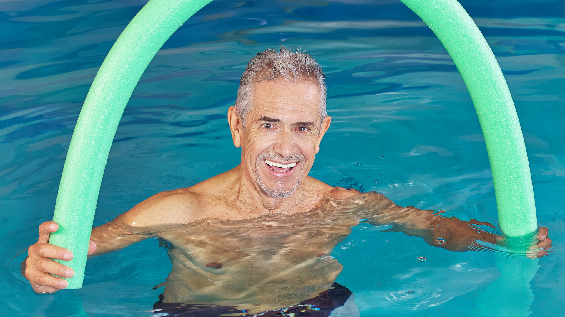 Varmvandstræning hensyntagende med Morten